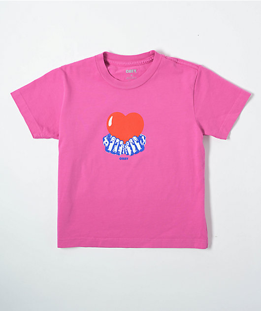 Obey Pure Love Kaylin Fiji Flower Crop T-Shirt | Zumiez