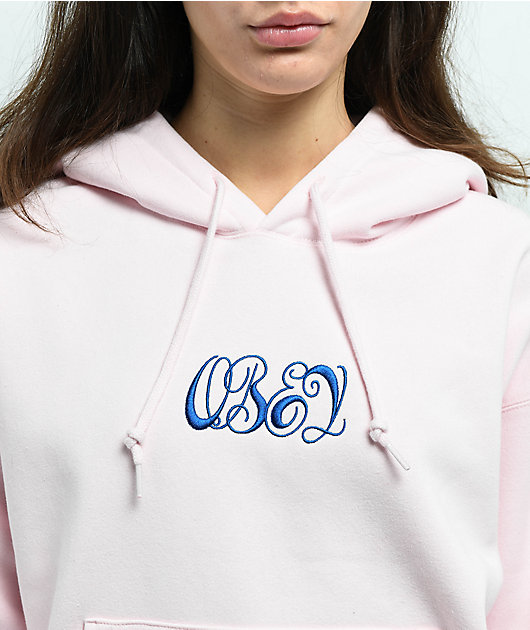 Obey Ribbon Pink Sorbet Hoodie | Zumiez