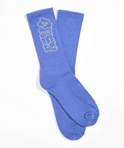Obey Whirl Periwinkle Crew Socks | Zumiez
