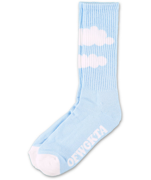 Odd Future Cloud Socks Blue