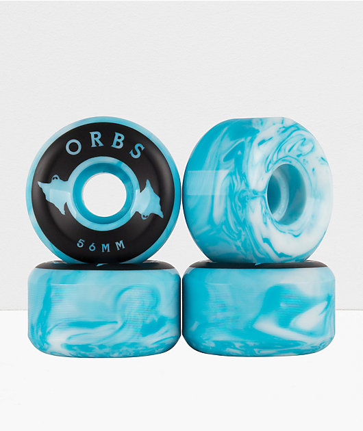 Orbs Spectre Blue & White Conical Skateboard Wheels | Zumiez
