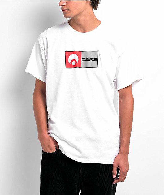 Osiris Square Logo White T-Shirt | Zumiez