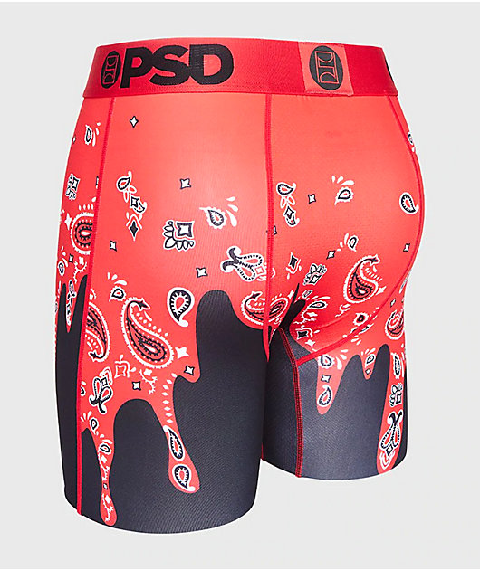 PSD Bandana Melt Red Boxer Briefs