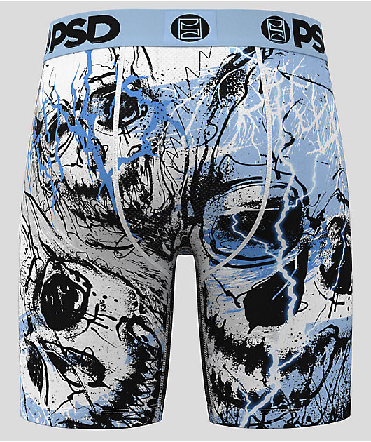 PSD Brutalist Blue Boxer Briefs | Zumiez