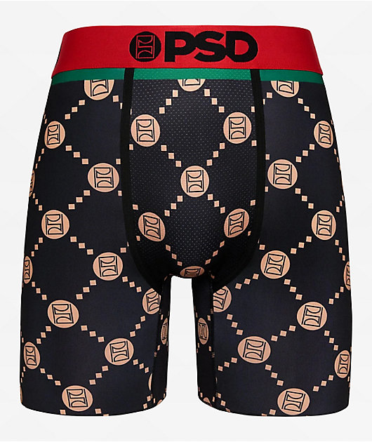 PSD Emblem Luxe Black Boxer Briefs | Zumiez