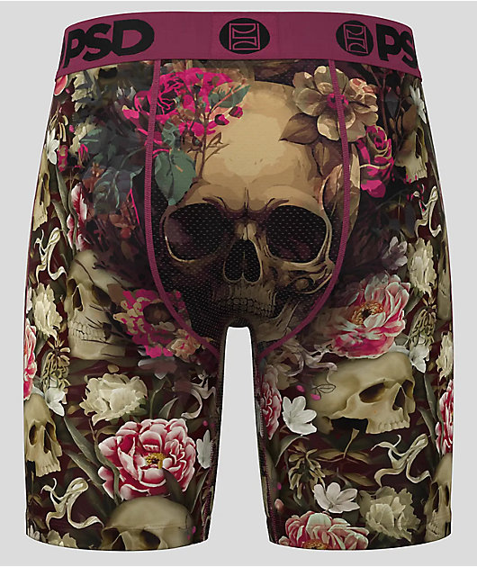 PSD Fallen Roses Boxer Brief | Zumiez