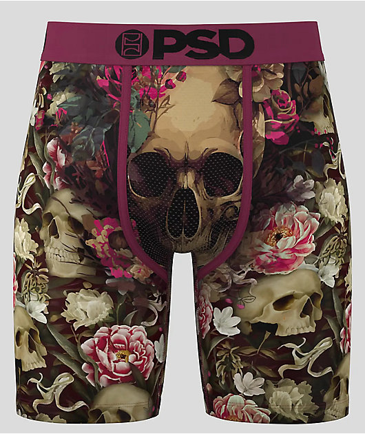 PSD Fallen Roses Boxer Brief | Zumiez