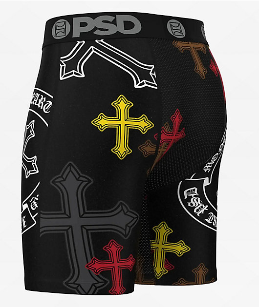 PSD Hearts Black Boxer Briefs | Zumiez