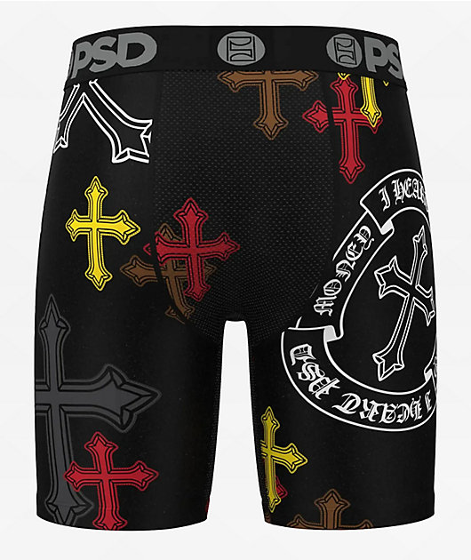 PSD Hearts Black Boxer Briefs | Zumiez
