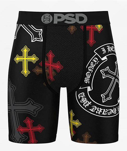 PSD Hearts Black Boxer Briefs | Zumiez