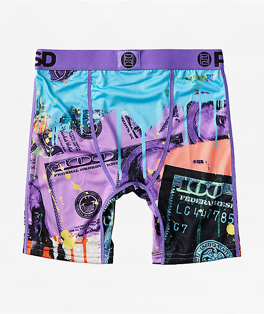 PSD Kids Hyped 100s Neon Boxer Briefs | Zumiez