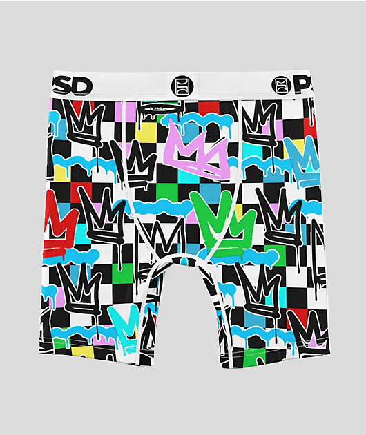 PSD Kids King Check Boxer Briefs | Zumiez