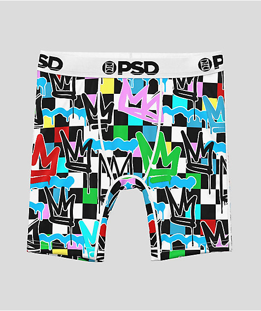 PSD Kids King Check Boxer Briefs | Zumiez