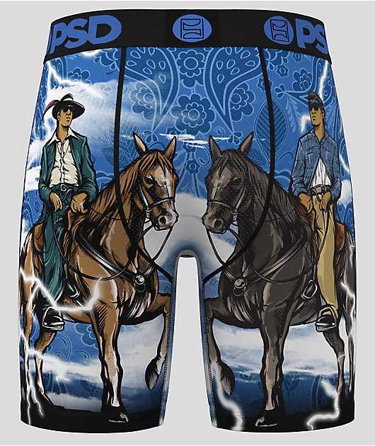 PSD Noontide Blue Boxer Briefs | Zumiez