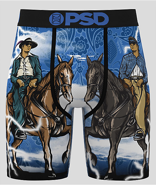 PSD Noontide Blue Boxer Briefs | Zumiez
