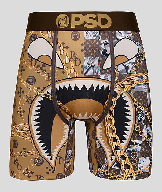 PSD Warface Deluxe Brown Boxer Briefs | Zumiez