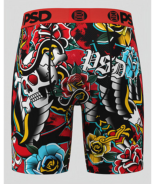 PSD Winged Spirit Black Boxer Briefs | Zumiez