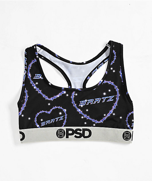 PSD x Bratz 2000s Hearts Sports Bra | Zumiez