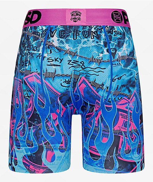 PSD x Dangerboy Cotton Candy Fire Boxer Briefs | Zumiez