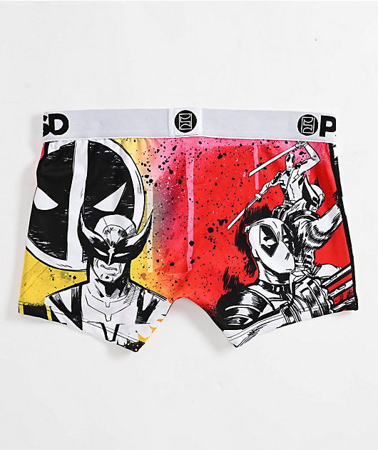 PSD x Deadpool Wolverine and Deadpool Holy Snikt! Boyshort Underwear ...