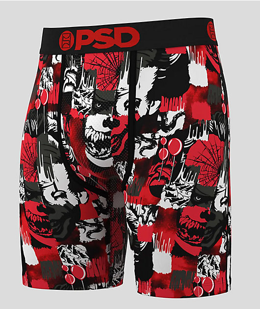 PSD x IT Checkers Red Boxer Briefs | Zumiez