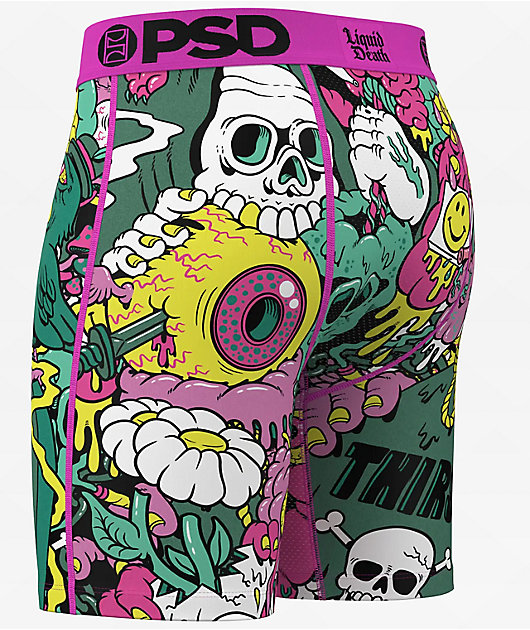 PSD x Liquid Death Death Drip Boxer Briefs | Zumiez