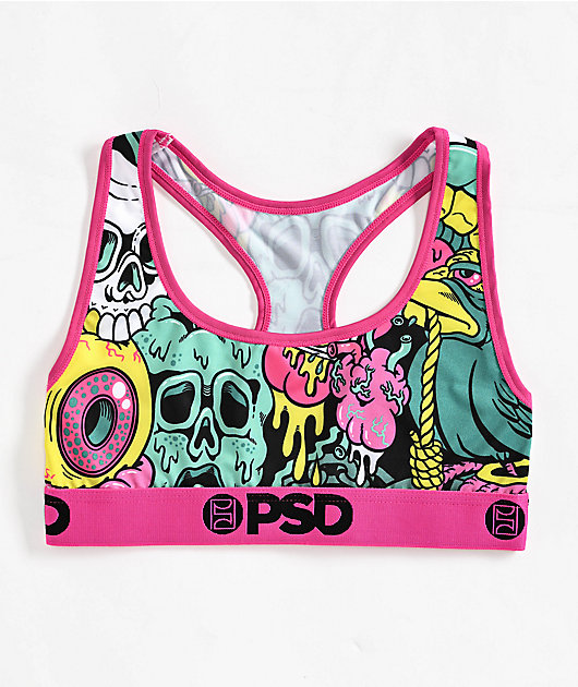 PSD x Liquid Death Death Drip Sports Bra | Zumiez