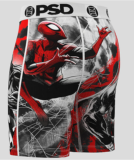 PSD x Marvel Spiders VS Grey Boxers Briefs | Zumiez