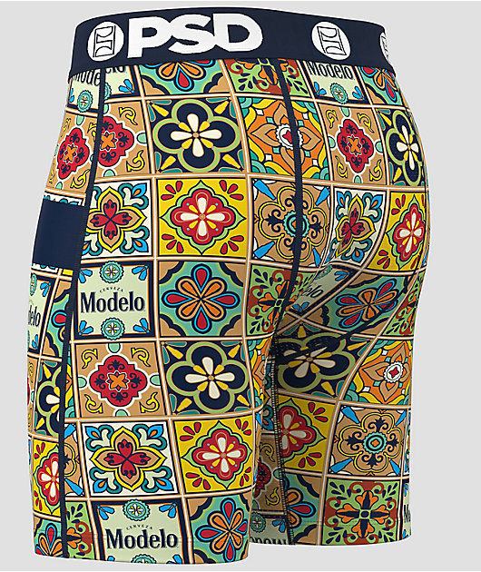 PSD x Modelo Mosaic Boxer Briefs | Zumiez