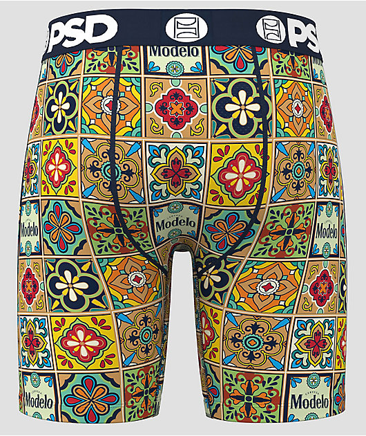 PSD x Modelo Mosaic Boxer Briefs | Zumiez