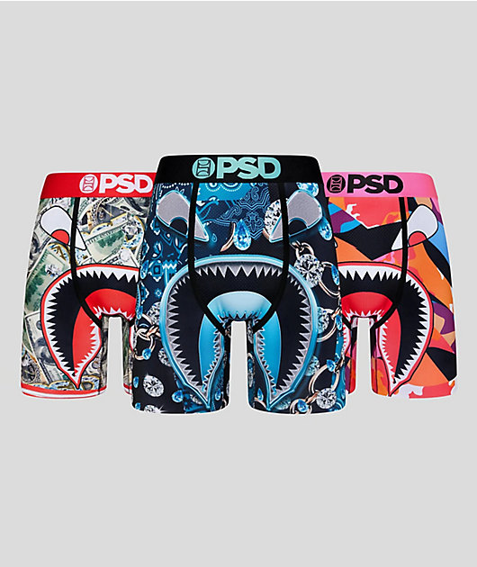 PSD x Playboy 3 Pack Boxer Briefs | Zumiez