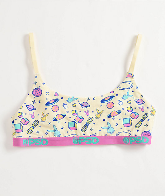 PSD x Playboy Iconz Modal Yellow Bralette | Zumiez