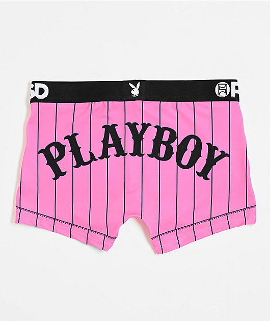 PSD x Playboy Play Ball Pink Boyshort Underwear | Zumiez