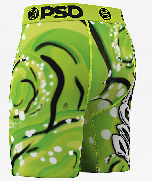 PSD x Rick And Morty 4 Life Green Boxer Briefs | Zumiez