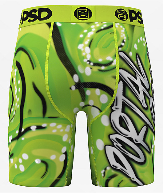 PSD x Rick And Morty 4 Life Green Boxer Briefs | Zumiez