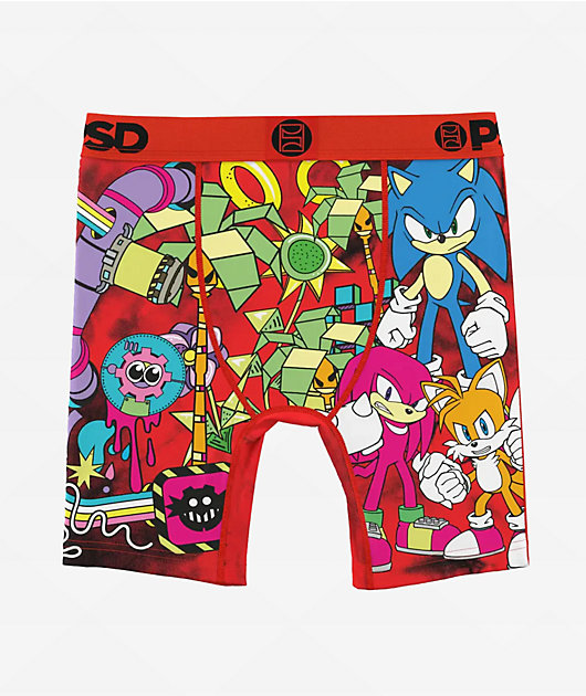 PSD x Sonic The Hedgehog Kids Pop Boxer Briefs | Zumiez
