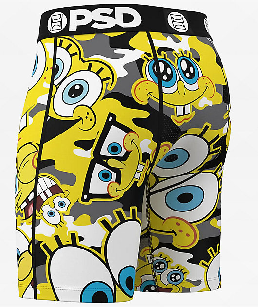 PSD x SpongeBob SquarePants Camo Boxer Briefs | Zumiez