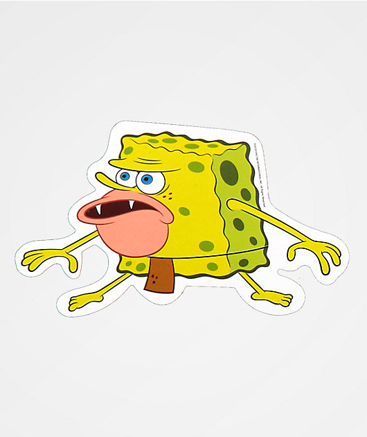 PSD x SpongeBob SquarePants Caveman Sticker Zumiez