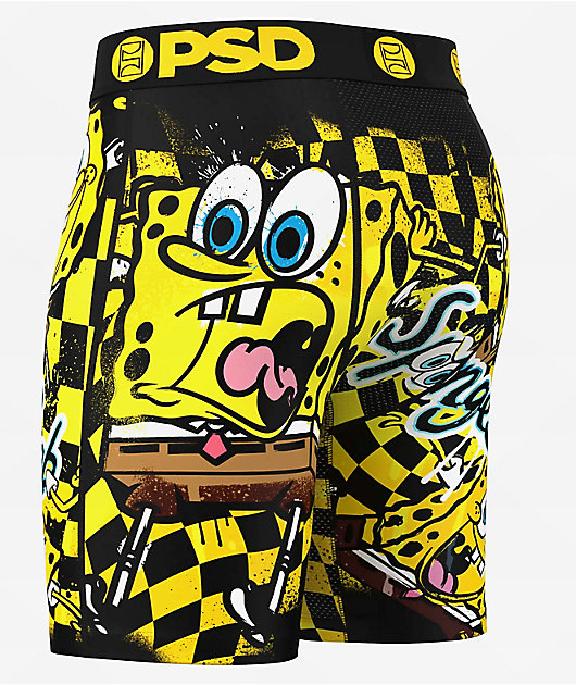 PSD x SpongeBob SquarePants Splat Boxers Briefs | Zumiez