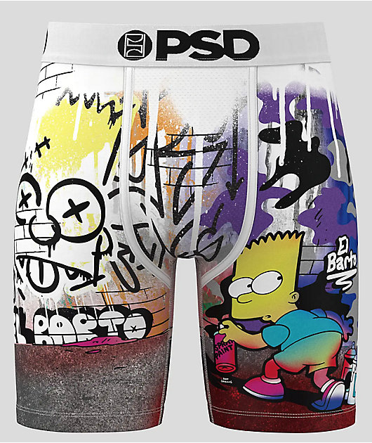 PSD x The Simpsons Bart Bomb Boxer Briefs | Zumiez