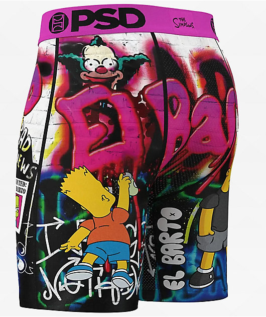 PSD x The Simpsons El Barto Boxer Briefs | Zumiez