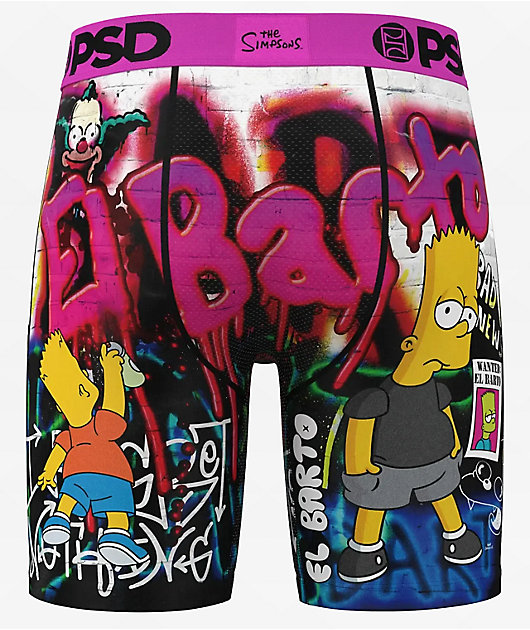 PSD x The Simpsons El Barto Boxer Briefs | Zumiez