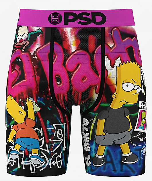 PSD x The Simpsons El Barto Boxer Briefs | Zumiez