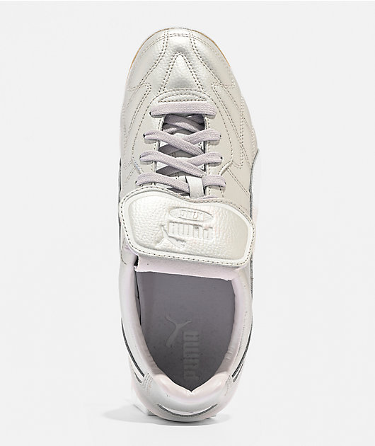 PUMA King Indoor Mesmerize Silver Shoes | Zumiez