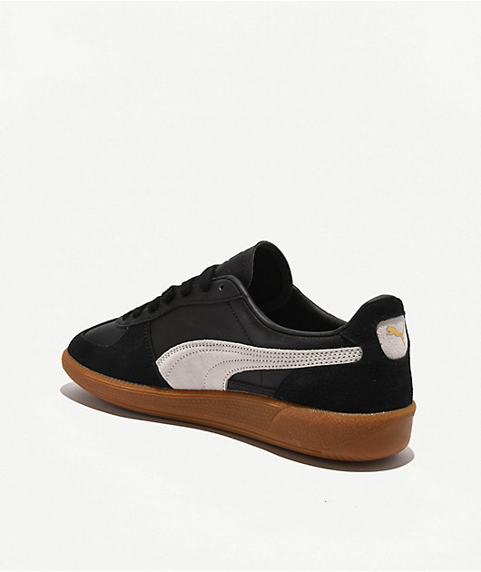 PUMA Palermo Black, Feather Gray & Gum Shoes | Zumiez