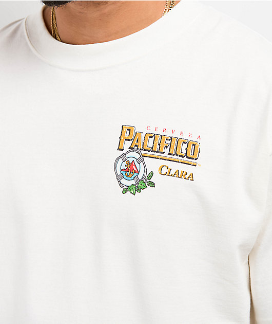 Modelo Pacifico Logo Off White T-Shirt | Zumiez