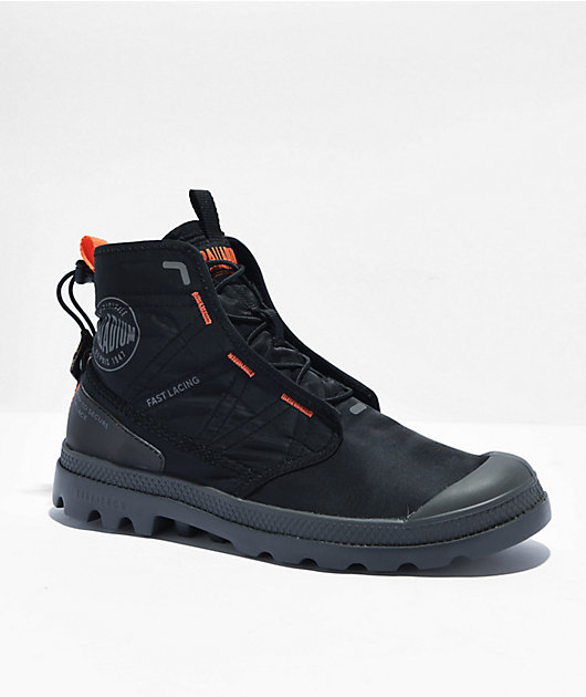 Palladium Pampa Travel Lite Black Boots | Zumiez