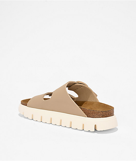 Papillio By Birkenstock Arizona Chunky Sandcastle Platform Sandals | Zumiez