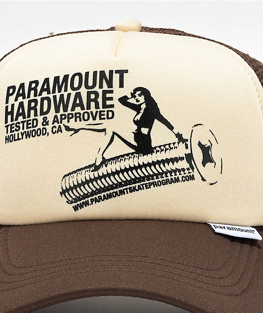 Paramount Hardware Brown & Tan Trucker Hat | Zumiez