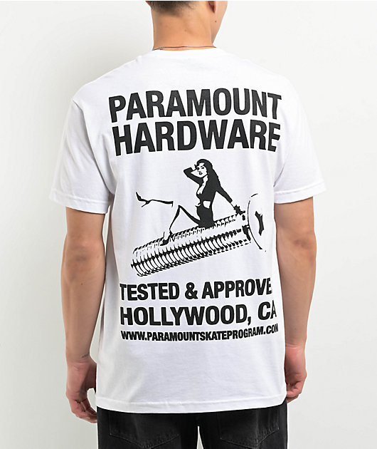 Paramount Hardware White T-Shirt | Zumiez